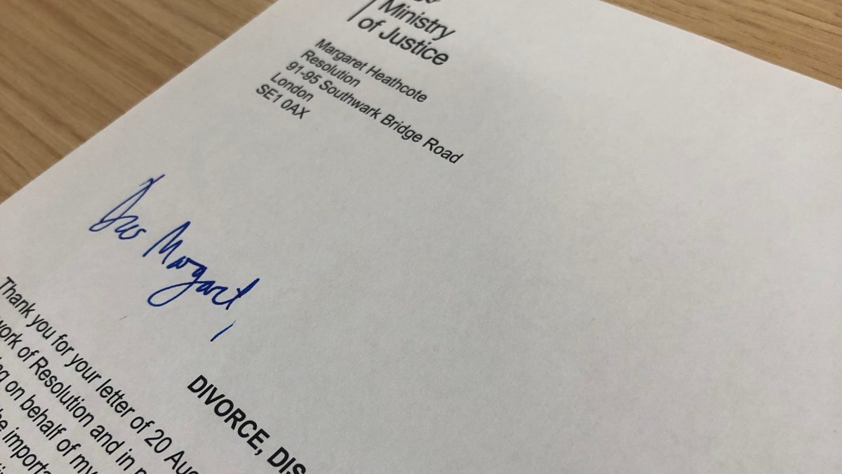 Government highlights the impact of our no-fault campaign | Resolution