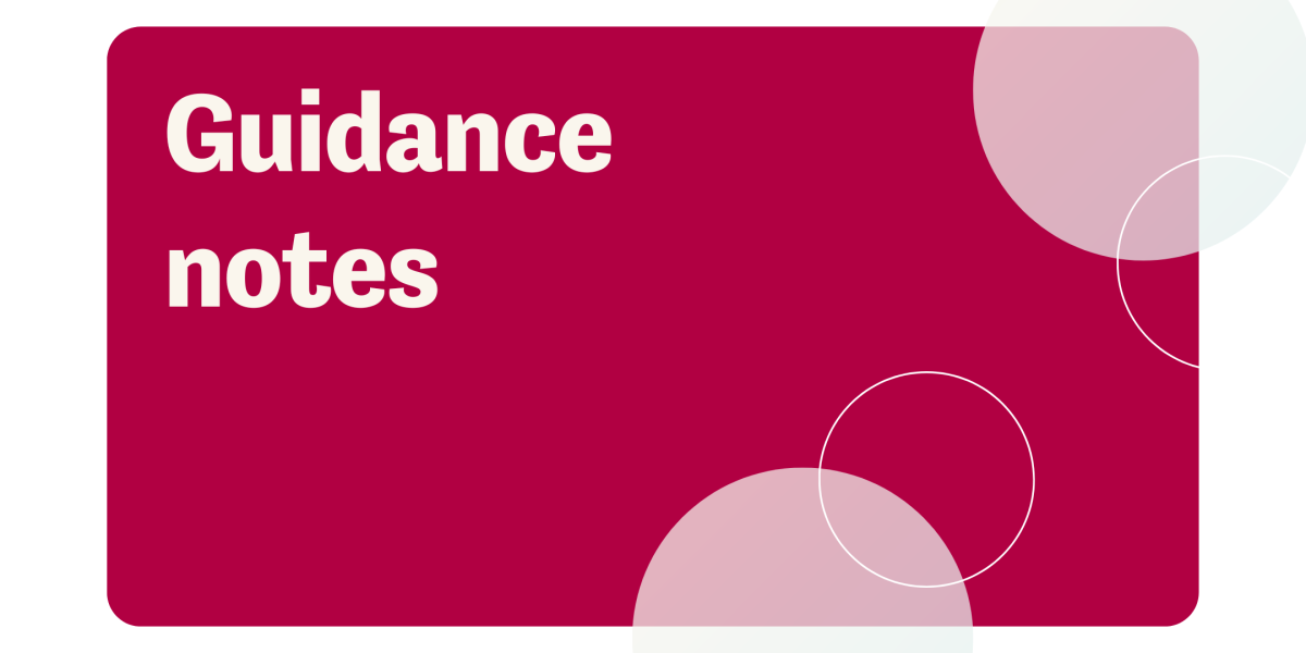 Good Practice Guides, Guidance Notes and Handbooks | Resolution