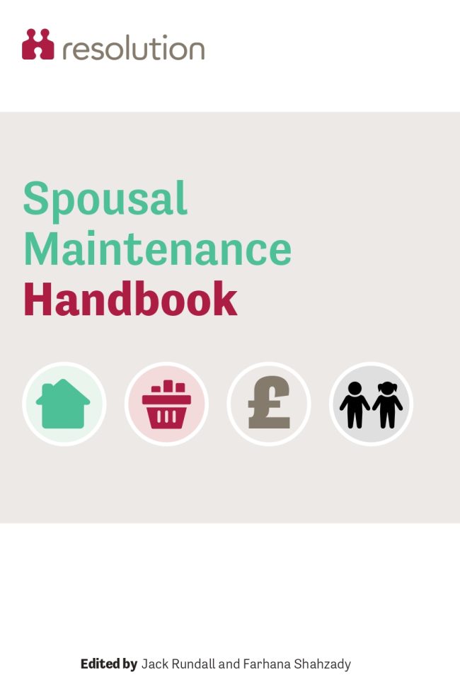 Spousal Maintenance Handbook | Resolution